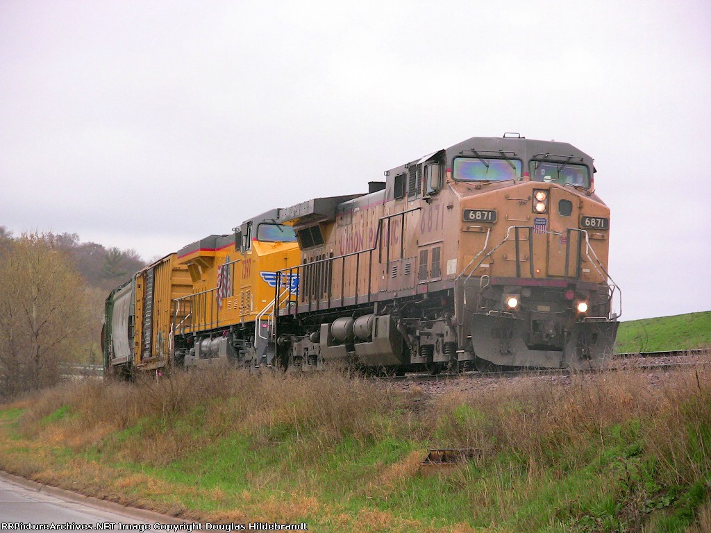 Departing in rain and drizzle
